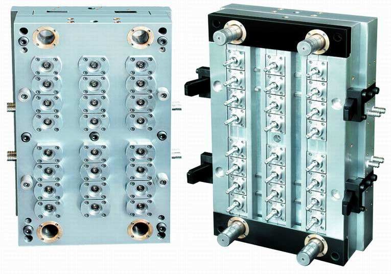 100mm Neck Plastic Injection Mold Maker , Multi 72 Cavities Pet Preform ...